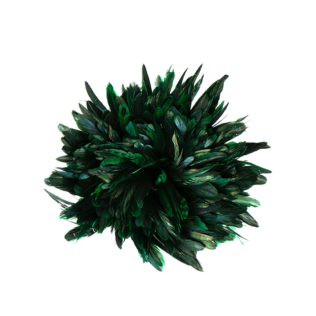 Rooster Coque Tails Dyed Kelly Green Feather | 8-10 Inches Craft ...