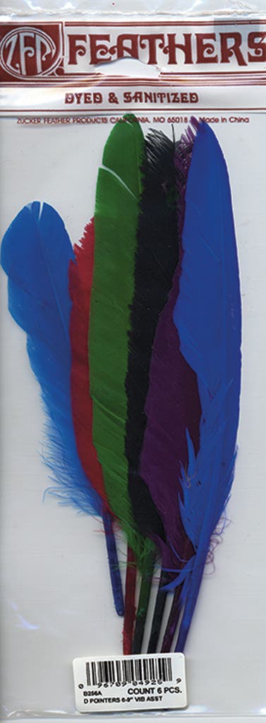 Loose Duck Rainbow Mix Pointer Feather | Buy Wholesale Feathers ...